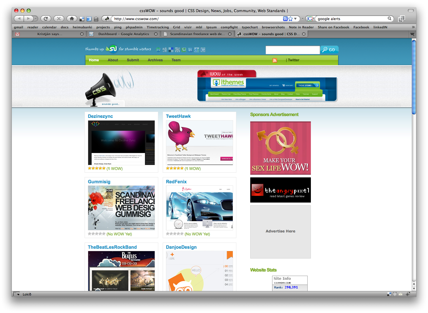 I got featured in Best Web Gallery | Scandinavian Web Designer